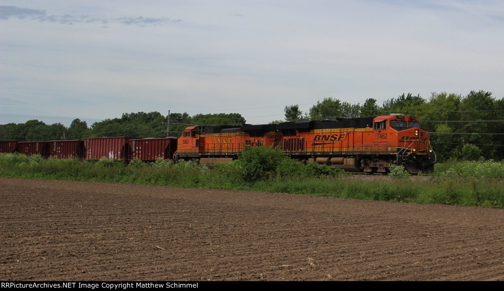 Loaded Rock Train Headed North